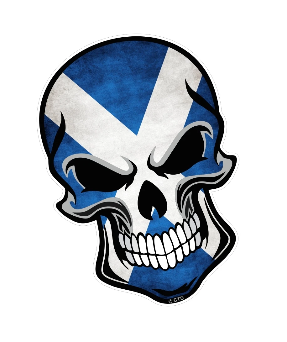 Bike Stickers Design Skull