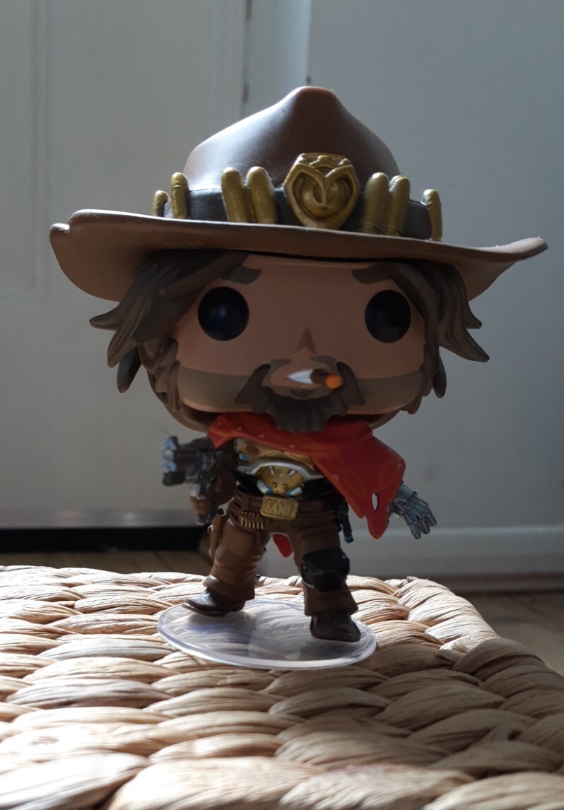 RARE. Funk Pop Overwatch 182 McCree. Box - near mint condition | eBay