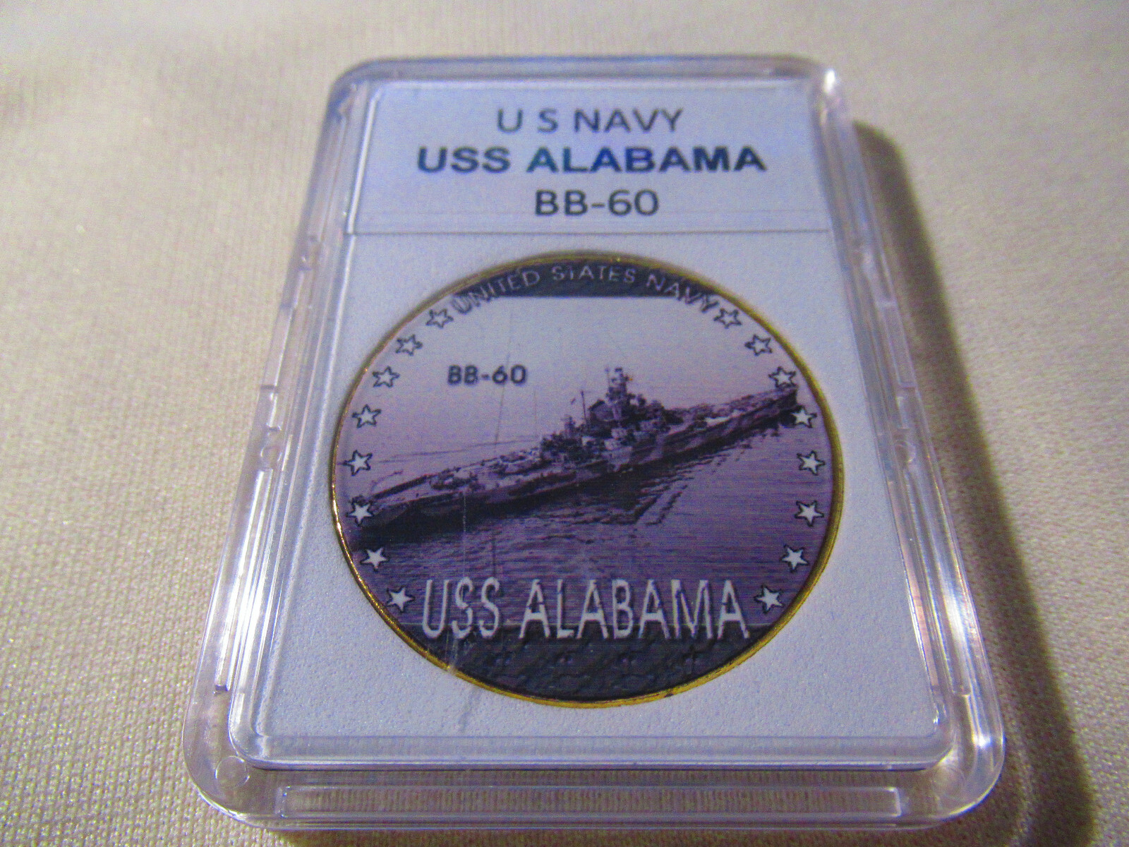 US NAVY - USS ALABAMA / BB-60 Challenge Coin | eBay