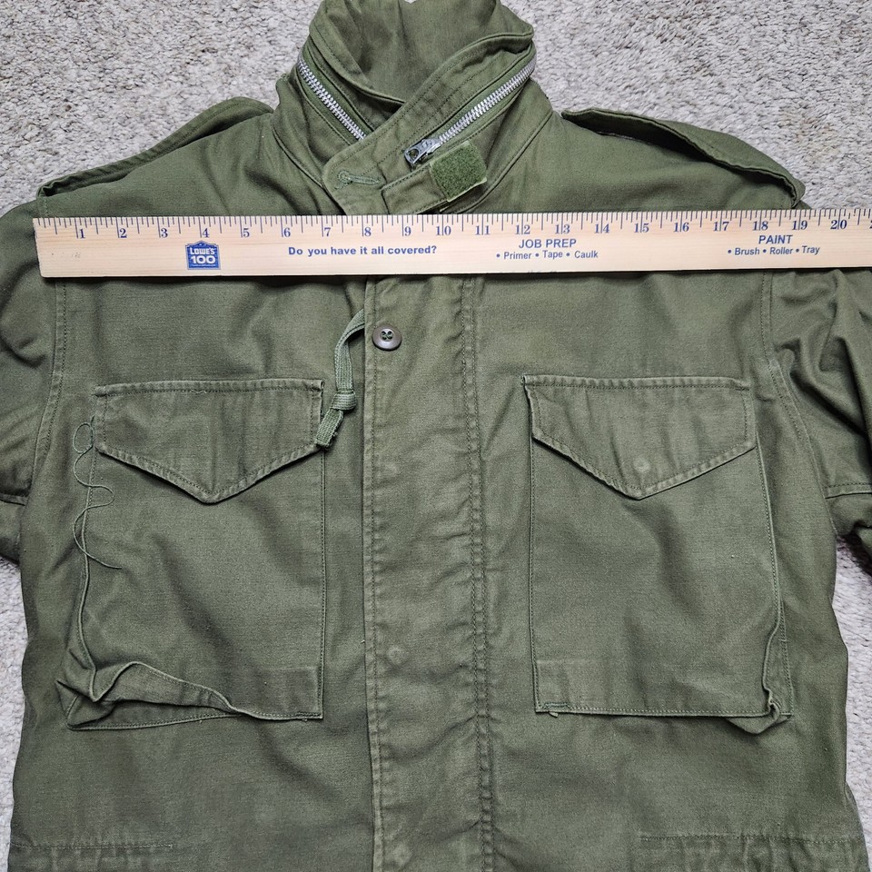 US Military M65 Field Jacket OD Green Small Reg. USGI Army Vietnam (1967 mfg) | eBay