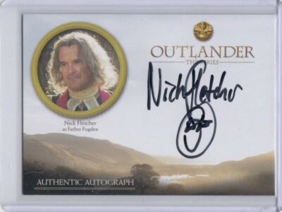 OUTLANDER SEASON 3 - NICK FLETCHER (FATHER FOGDEN) AUTOGRAPH CARD NF ...