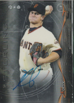 Kyle Crick 2014 Topps Bowman Sterling rookie RC autograph auto card ...