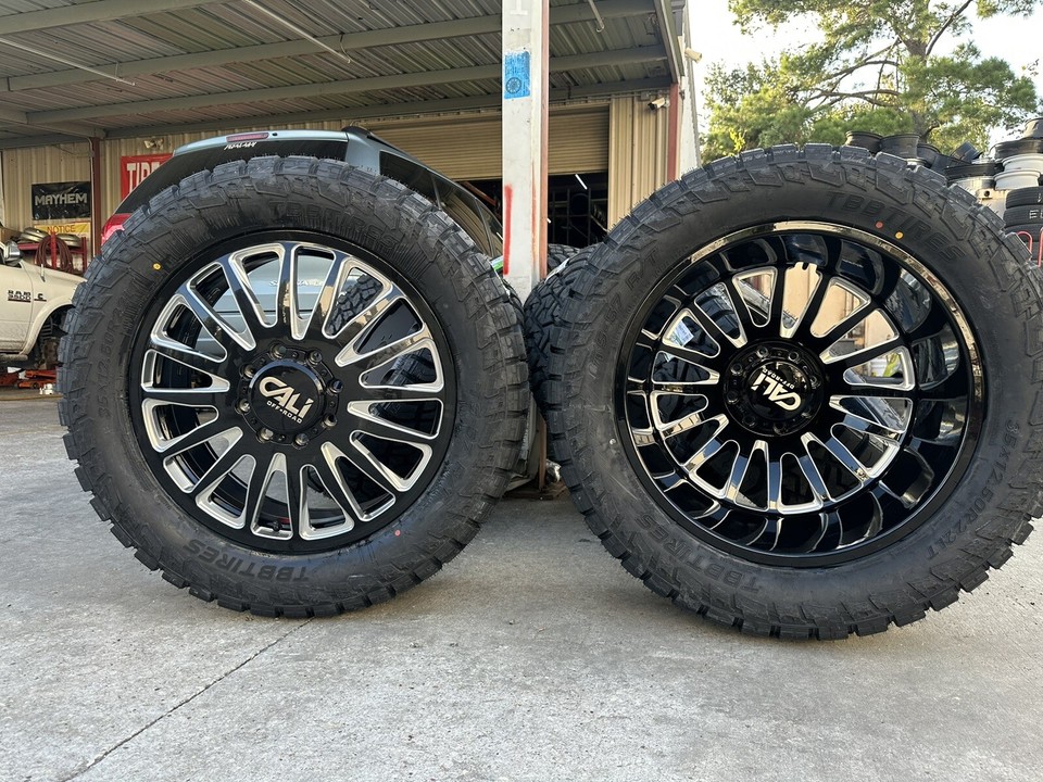 6 22" Cali Summit Dually Wheel 35125022 | RAM 3500 | 8x165.1 | Black ...