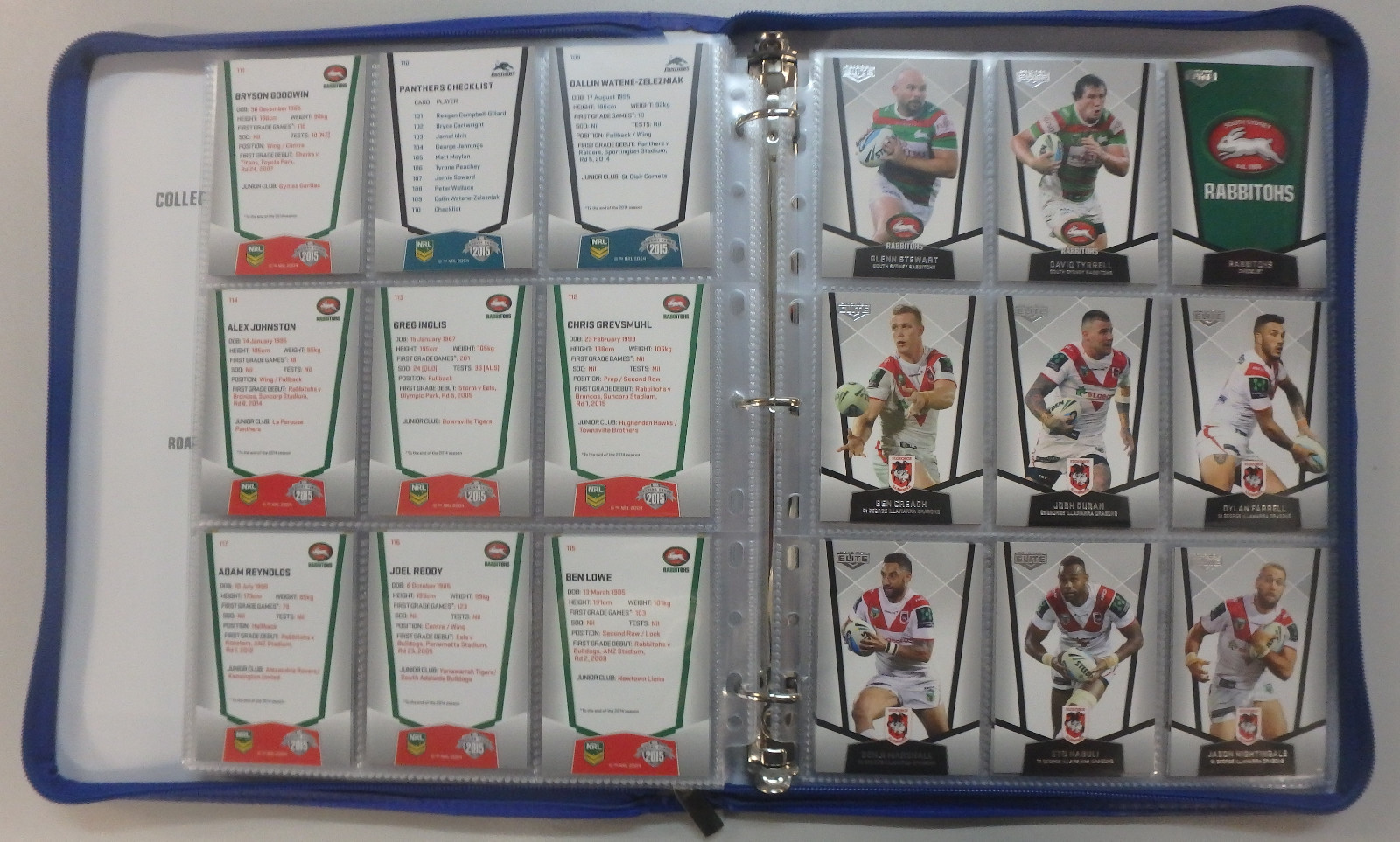 NRL 2015 Elite full common set and Binder | eBay