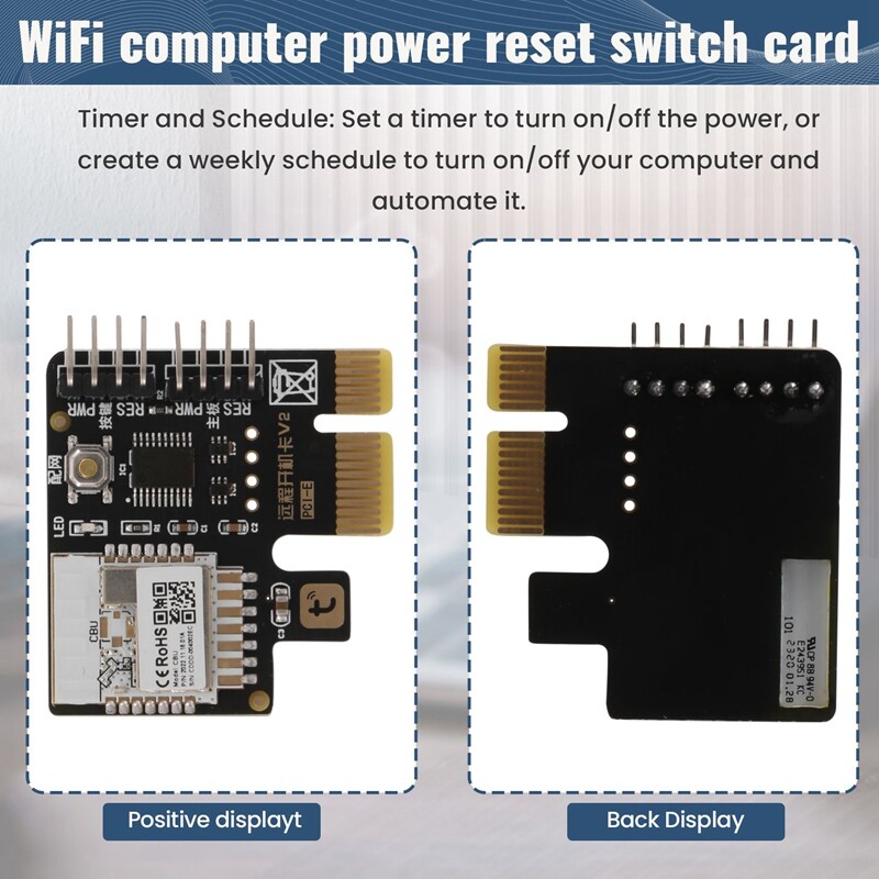 Tuya Wifi Computer Reset Switch PCIe Card for PC Computer,APP6953 | eBay