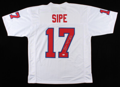 Brian Sipe Signed 1984 USFL New Jersey Generals Jersey (Beckett COA ...