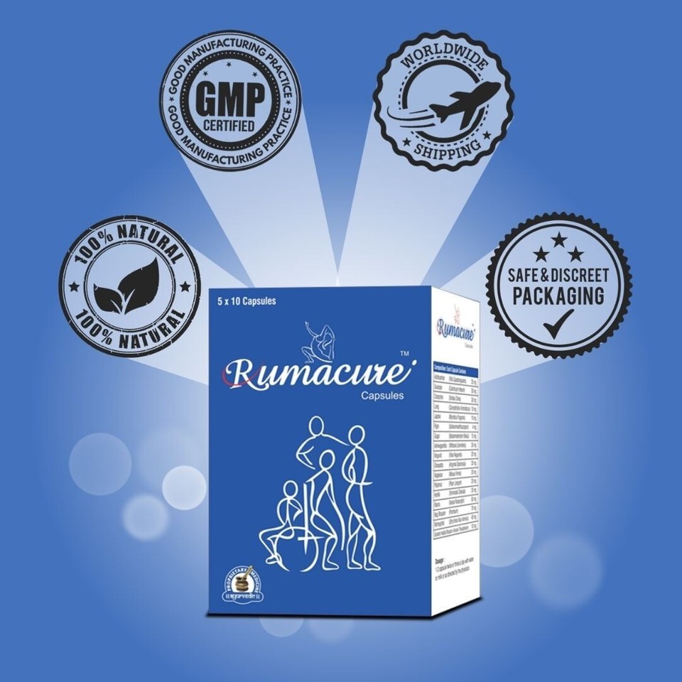 Natural Joint Support Supplement | Rumacure Capsules, Helps Stiffness ...