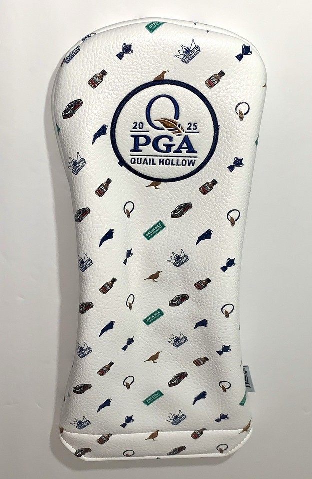 2025 Pga Championship Driver Headcover Quail Hollow golf scatter print ...