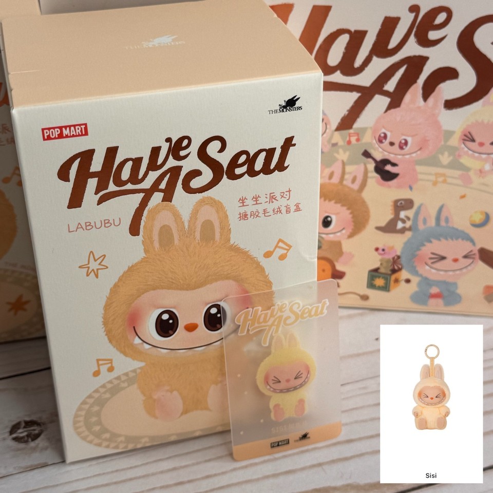 *USA*AUTHENTIC POPMART Labubu Monsters Have A Seat-Confirmed Figure ...