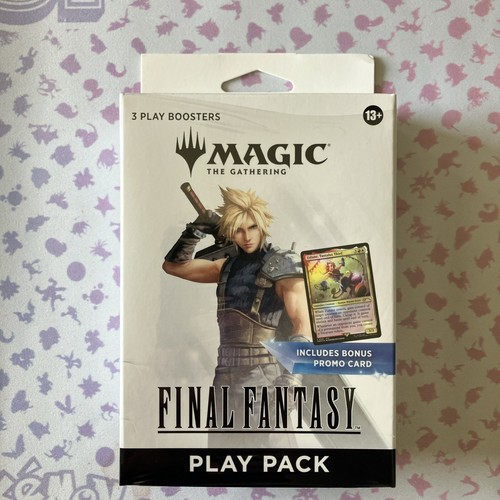 Magic The Gathering Final Fantasy Play Pack w/ 3 Packs & Promo SEALED ...