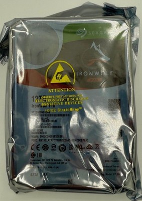 Seagate IronWolf Pro 12TB 7200RPM SATA 6Gb/s 3.5" NAS HDD ST12000NE0008 ...