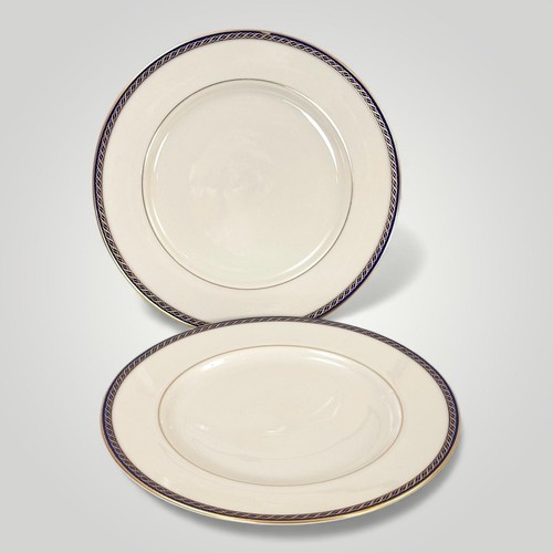 Lenox Hamilton Presidential Collection Dinner Plates Set 2 10.5 In Gold ...