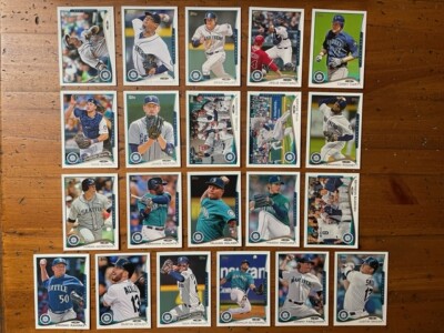 2014 Topps Seattle Mariners Team Set ( ALL 21 CARDS) Factory Set | eBay