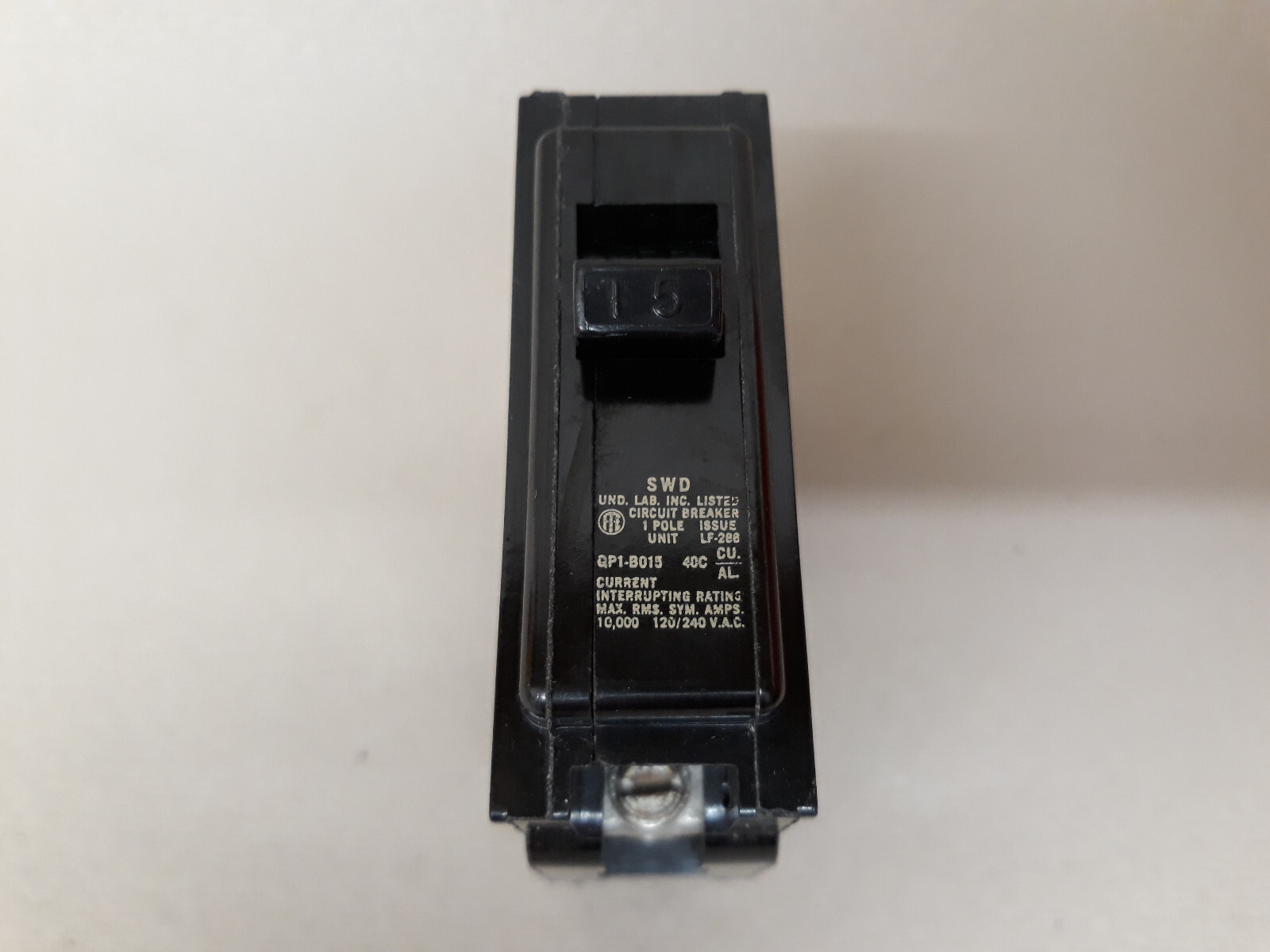 ITE 15 Amp Single Pole Breaker Type EQ-P | eBay