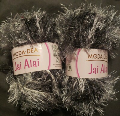 Two (2) Skeins Moda Dea Jai Alai - Gem Yarn Knit Crochet Full | eBay