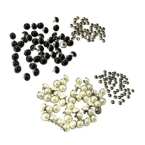 50 Set Metal 10mm Dome Rivet Studs for DIY Leather Accessories | eBay