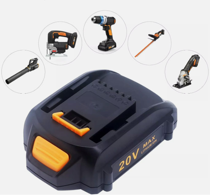 2-Pack 20V 4.5Ah 81Wh Battery Compatible With Worx WA3520 WA3525 WA3578 ...