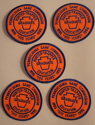 Lot of 5 PA Game Commission "100 Years" Hunter-Trapper Education ...