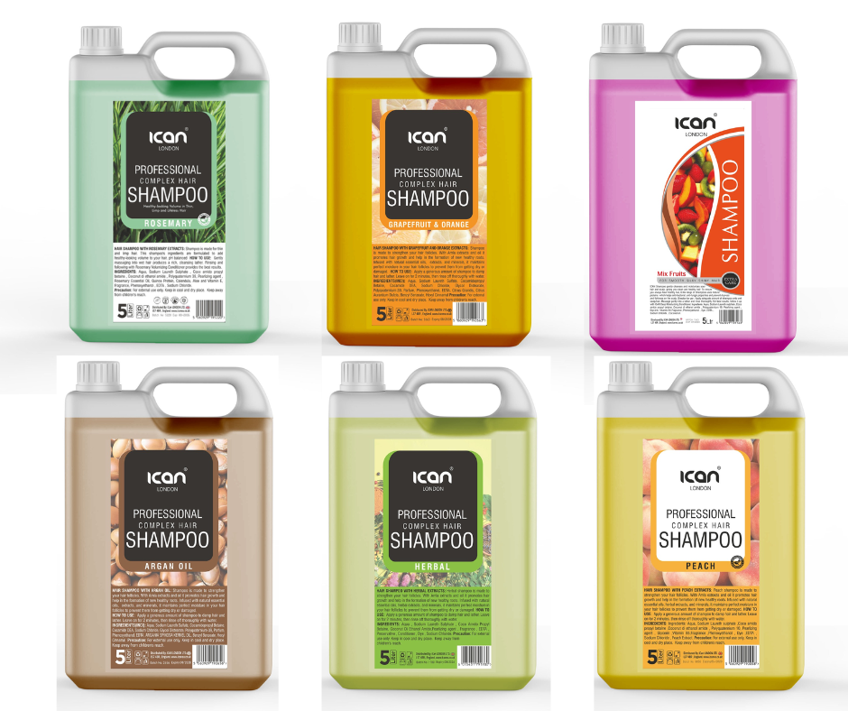 SALON SIZE GALLON SHAMPOO, CONDITIONER (COCONUT, PEACH, HERBAL COMPLEX ...