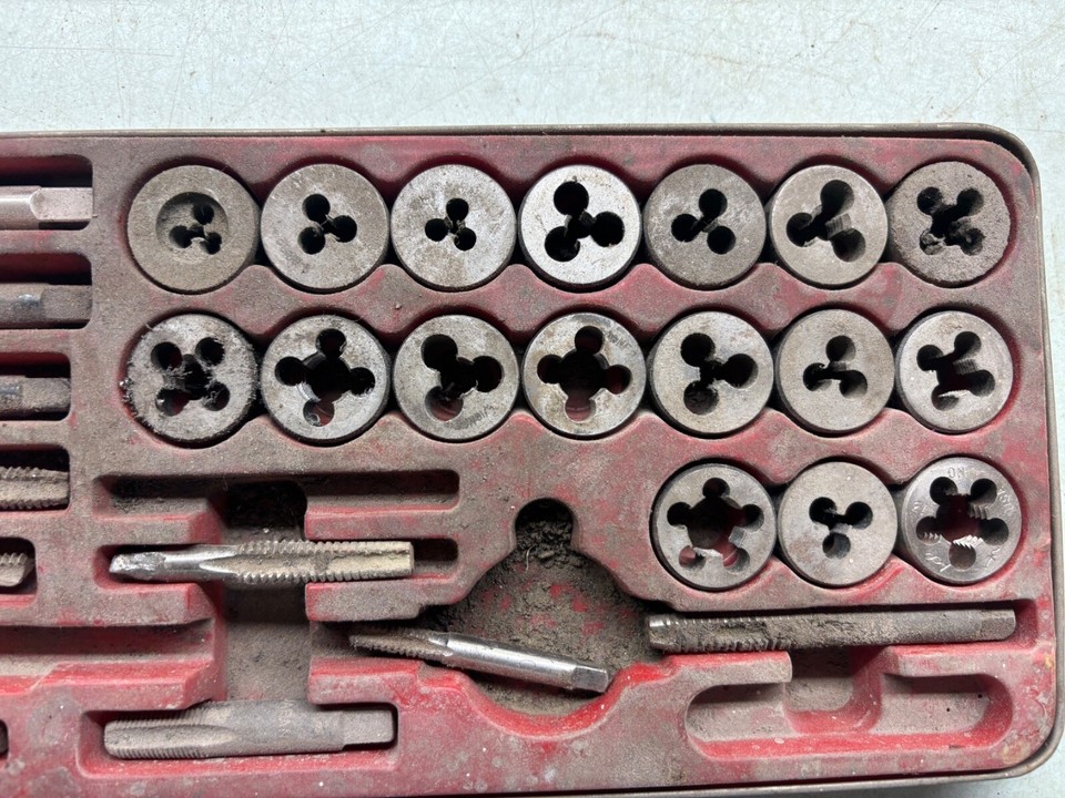 LUDELL Tool Tap & Die Set SAE Metric Combination T-Handle Tap Wrench | eBay