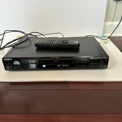 Vintage Sony CD DVD Player DVP-S560D Dolby Digital 5.1 & Remote Working ...