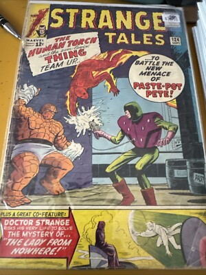 Strange Tales #124 (Marvel Comics September 1964) Paste Pot Pete Low ...