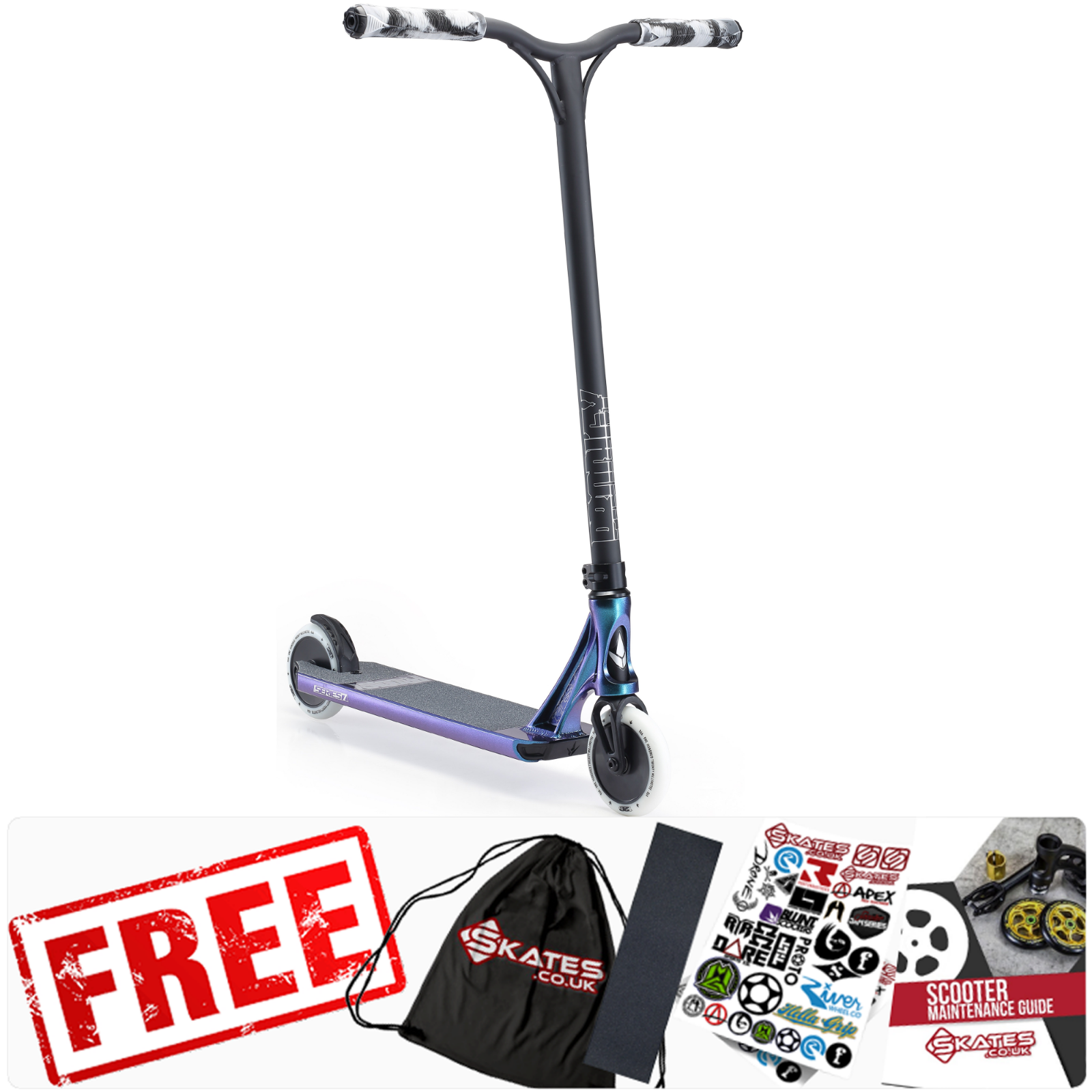 Sports, vacances Trottinettes manuelles Envy KOS Heist S6 Complet Pro ...