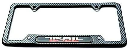 Carbon Fiber Trail Boss Rust Fre License Plate Cover Frame Cap For ...