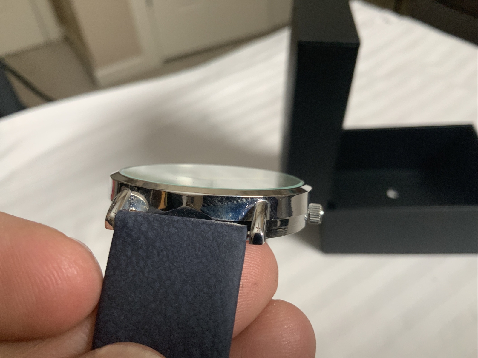 Steve Madden Men’s / Gent's Wristwatch Watch, W/Date, Blue Band, New ...