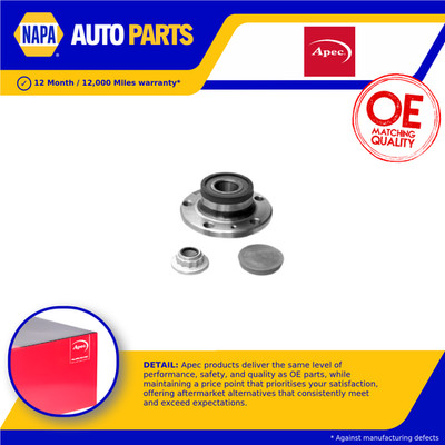 Wheel Bearing Kit Rear AWB1165 Apec 6Q0598611 8X0598611 Top Quality ...
