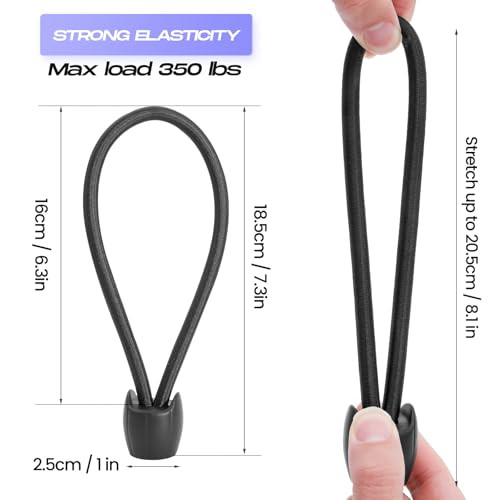 Fitness Trampoline Elastic Rope 8mm Thick Replacement Bungee Cords for ...