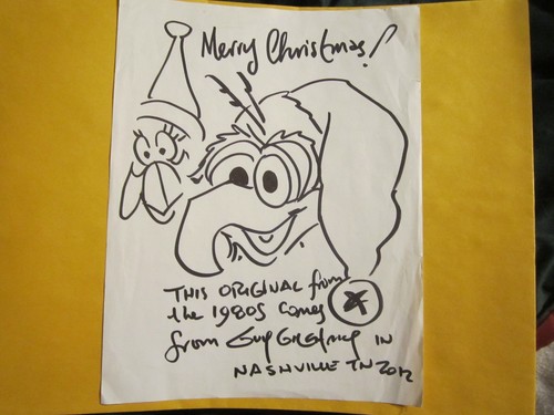 GUY GILCHRIST ("THE MUPPETS" COMIC STRIP ARTIST) VINTAGE HAND-DRAWN ...