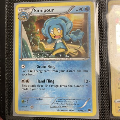 Pokémon TCG Simipour BREAKthrough 42/162 Regular Rare | eBay