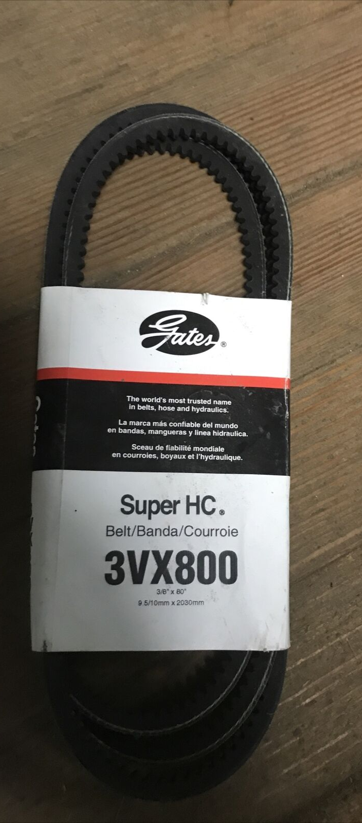 GATES 3VX800 Super HC 3/8' x80" | eBay