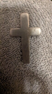 small silver cross used 5" silver little bit of rust can be cleaned | eBay
