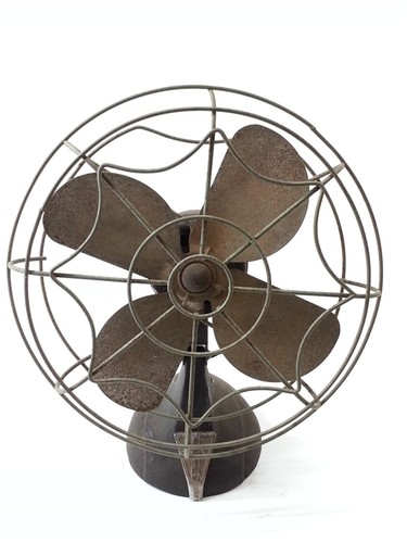 Antique Steampunk Deco Electric Fan Eskimo As-Is For Part Restoration ...
