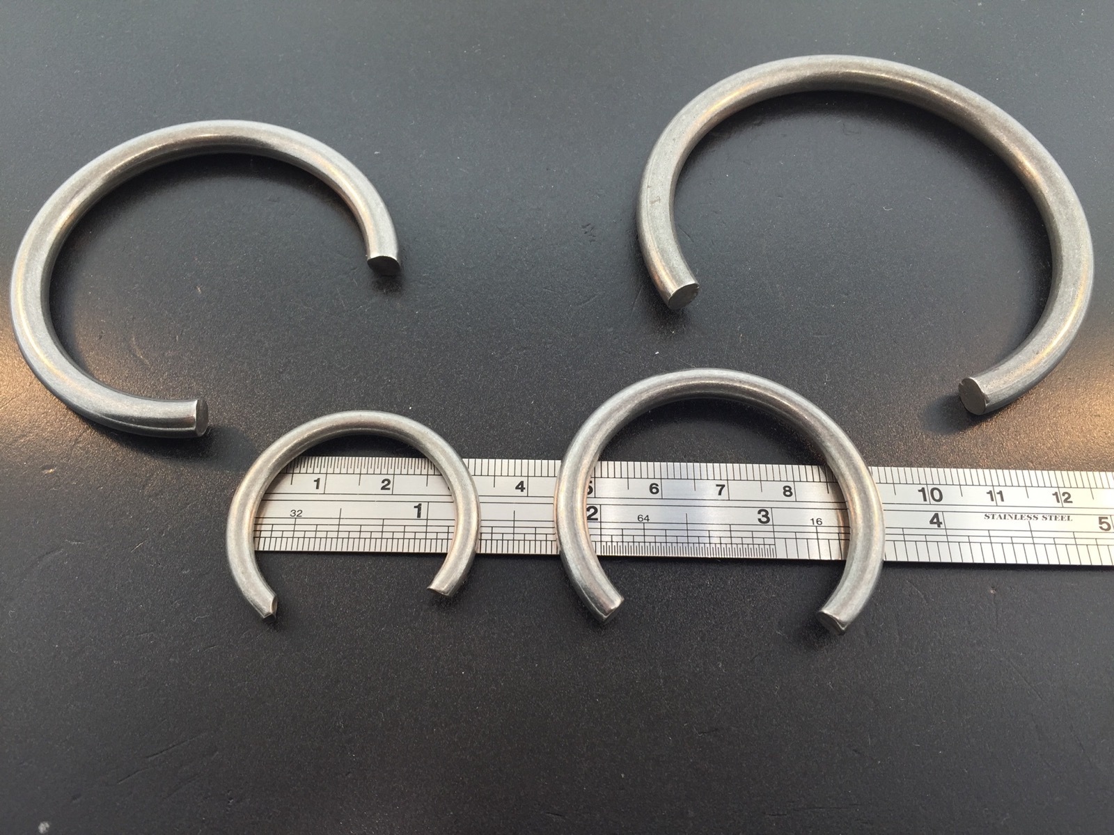 Antique Clock Repair Mainspring C Clamps Set of 4 sizes | eBay