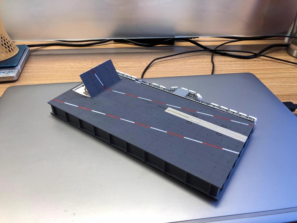 1/144 US Nimitz Class Aircraft Carrier Deck Resin Model 3D printed | eBay