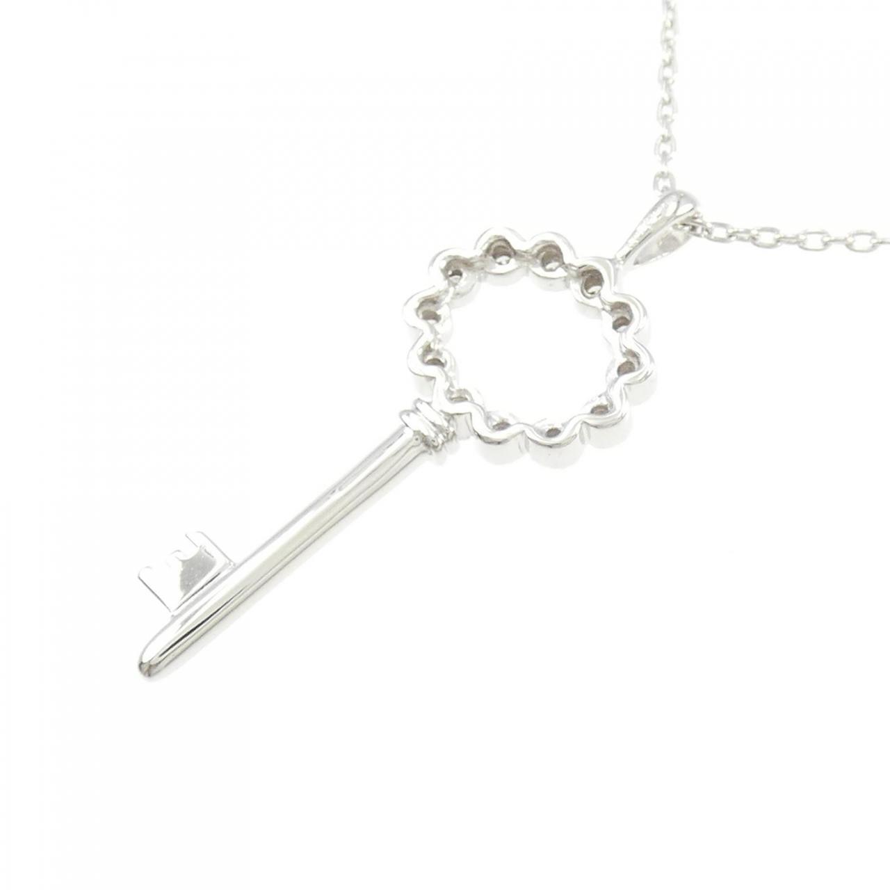 Authentic Ponte Vecchio Key Diamond Necklace 0.06CT #260-004-693-7612 | eBay