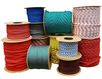 POLYPROPYLENE ROPE BRAIDED POLY CORD STRONG STRING BOATING CAMPING ...
