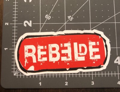 Rebelde Adult Humor Skateboard Laptop Guitar Decal Sticker B7D | eBay