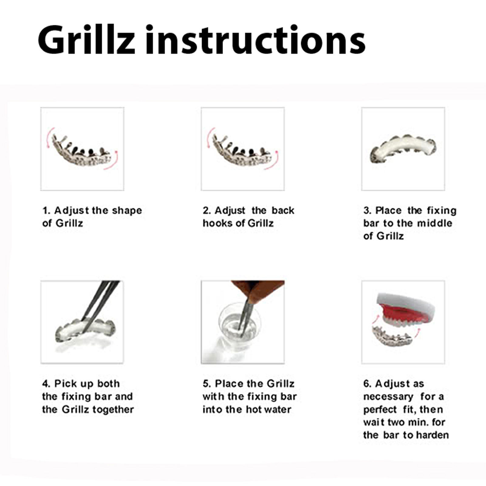 Bottom Piece Drip Grillz Custom Fit 14k Gold Plated Teeth Caps Lower ...