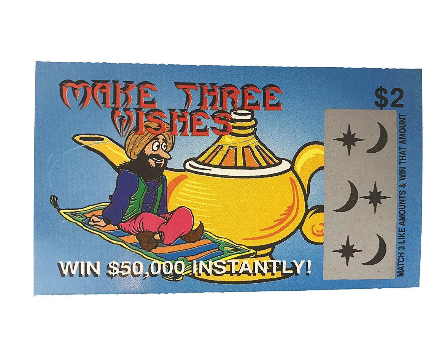(100) Fake Lotto Lottery Tickets Prank Joke - Funny Novelty Gag Joke | eBay