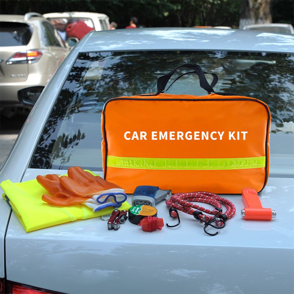 Auto Emergency Kit Set Car Tool Kit Vehicle Safety Kit Portable ...