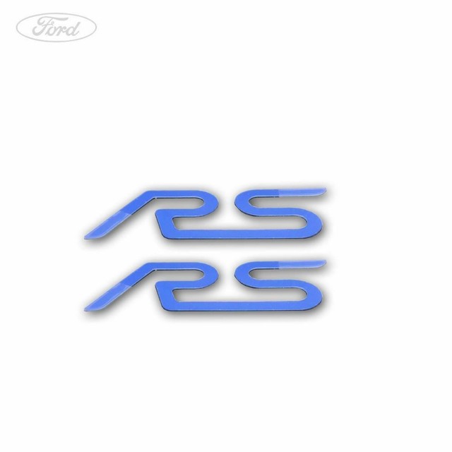 Genuine Ford Performance Focus Mk3 Rear Spoiler Blue RS Badge 2017 ...