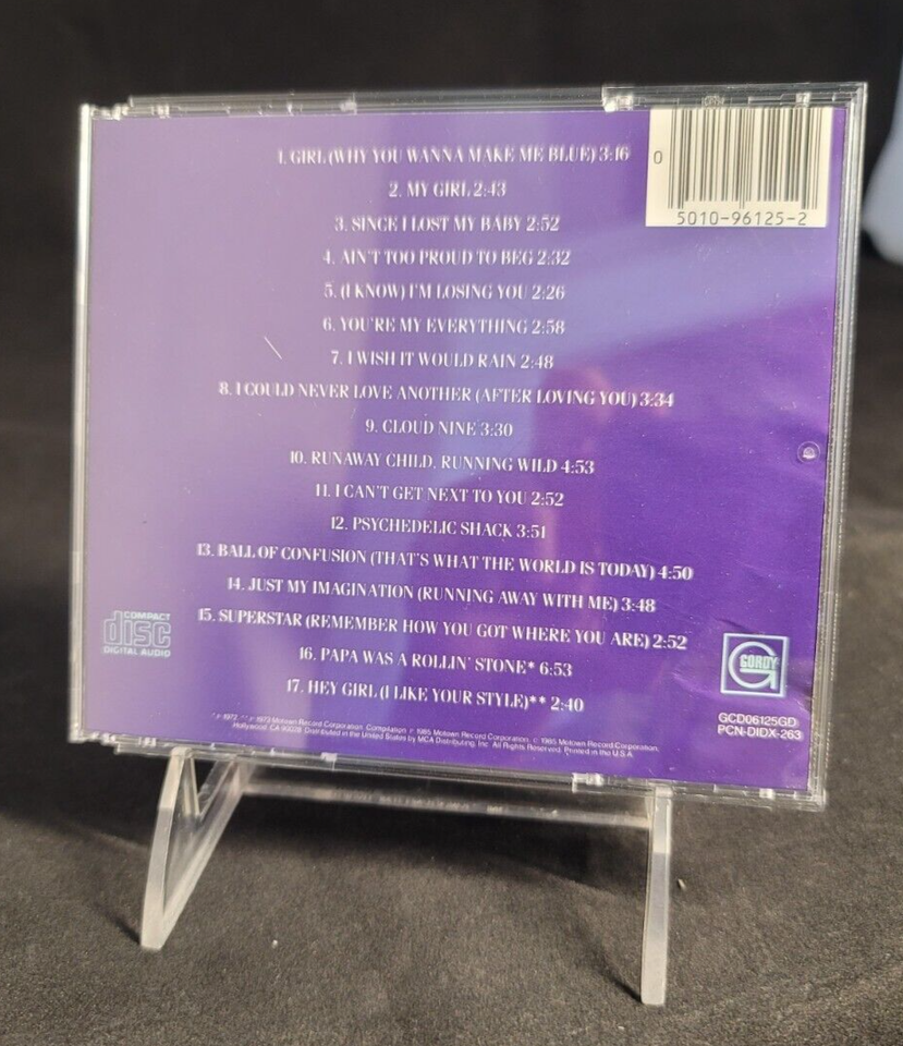 The Temptations – 17 Greatest Hits (CD) 1972, Reissue, Gordy | eBay