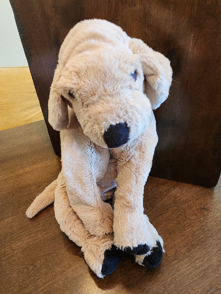 IKEA Gosig Golden Retriever Dog 15" Plush Puppy Lovey Floppy Yellow Lab ...