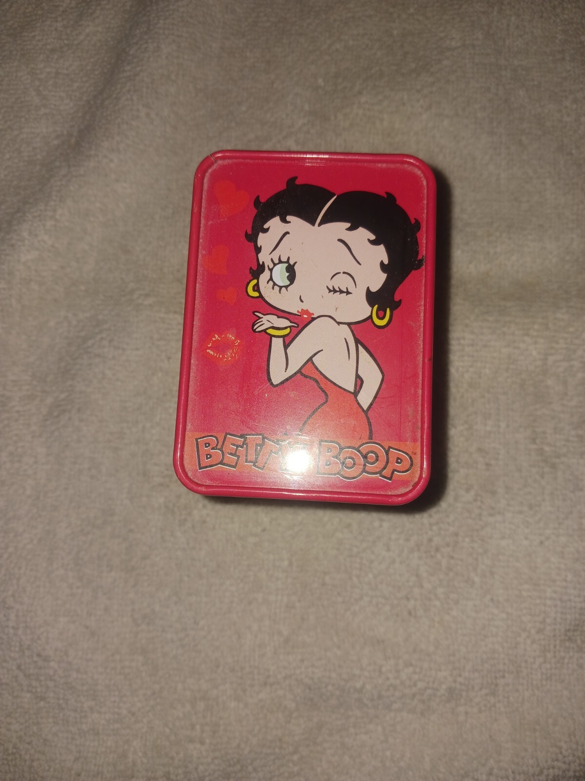 2013 Betty Boop Gold Tone Quartz Women's Watch Red Le… - Gem