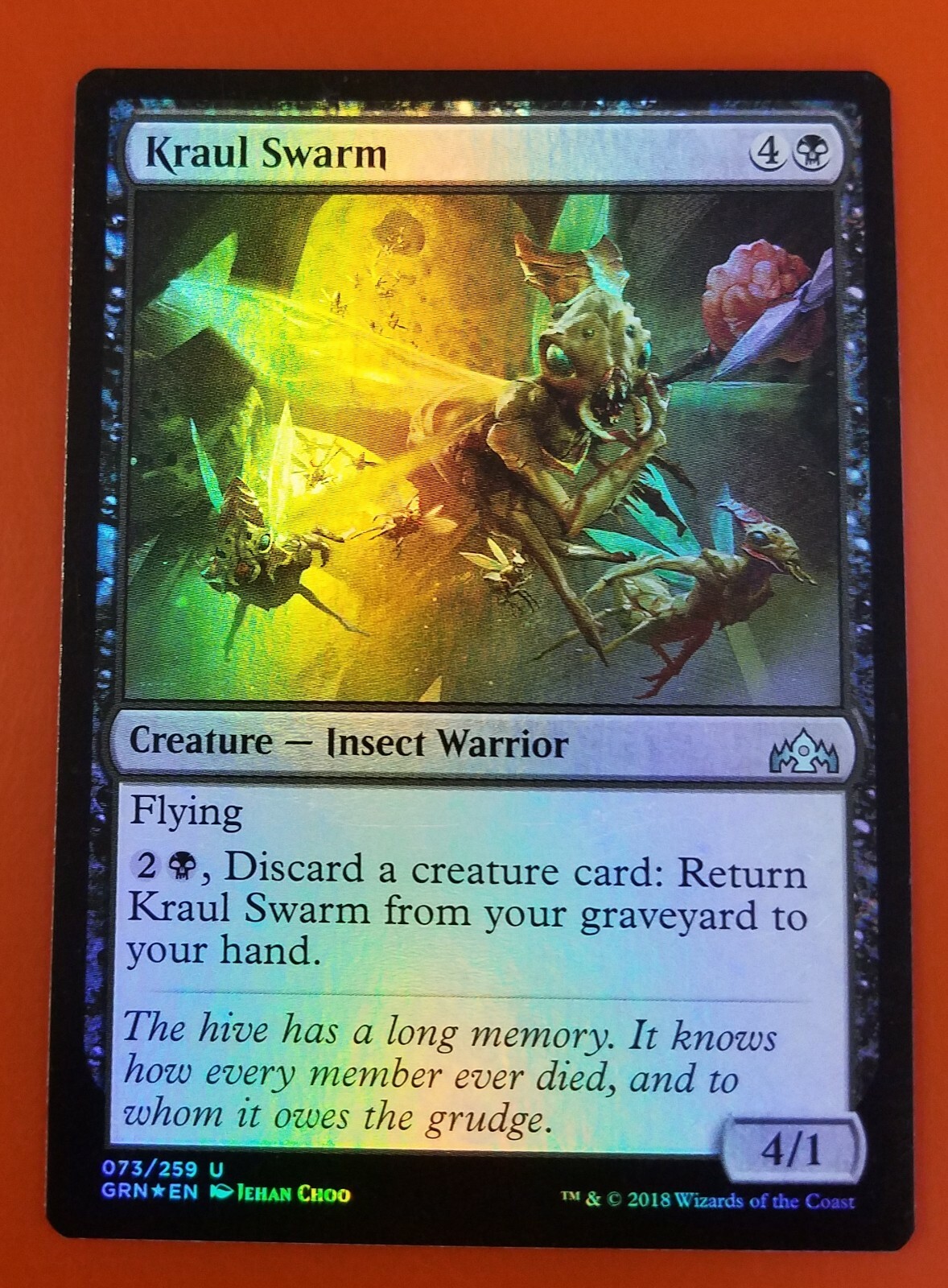 1x Kraul Swarm | FOIL | Guilds of Ravnica | MTG Magic Cards | eBay