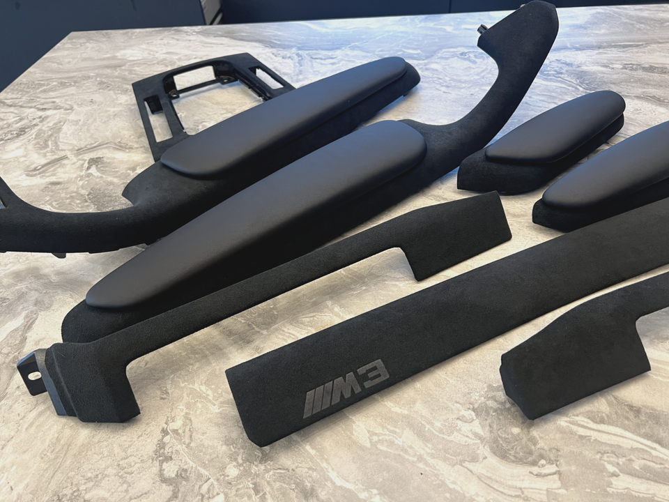 BMW E46 CABRIO Interior trim Set ALCANTARA + NAPPA DOOR ARMREST | eBay